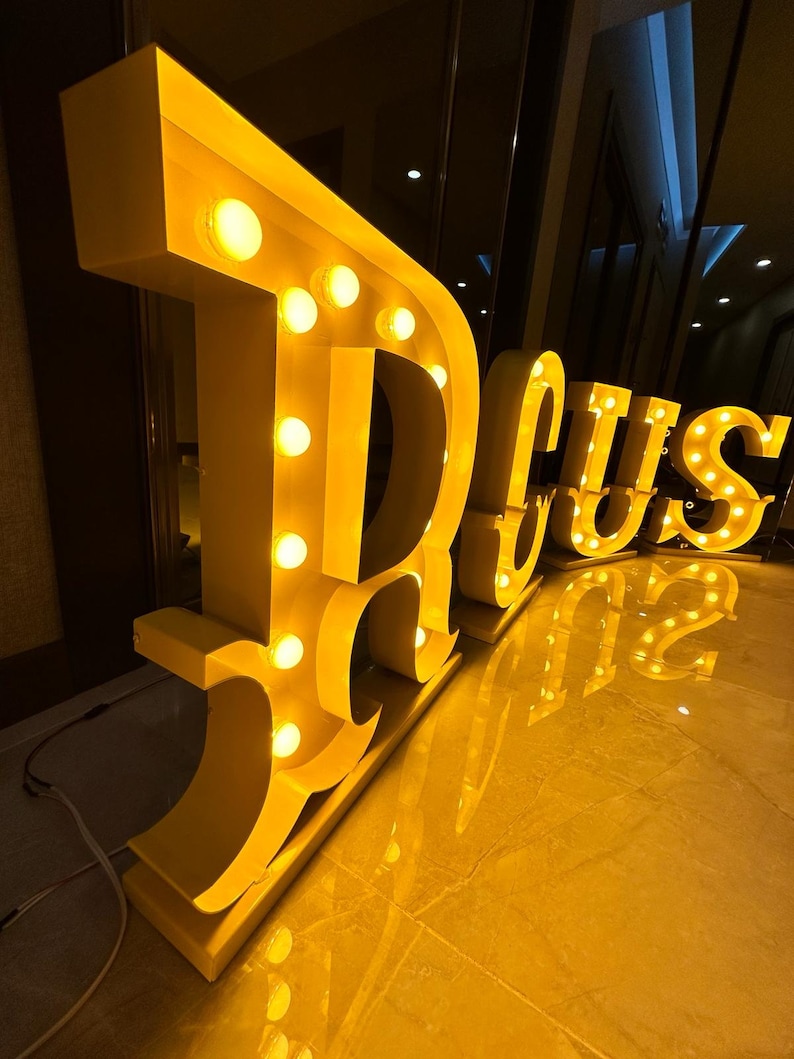 Light up Letters | Marquee Letters | Marquee Lights Words | Marquee ...