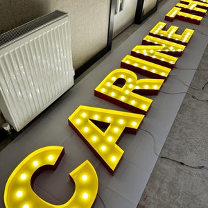 Marquee Letters Decor, Marquee Letter, Metal Led Logo, Business ...