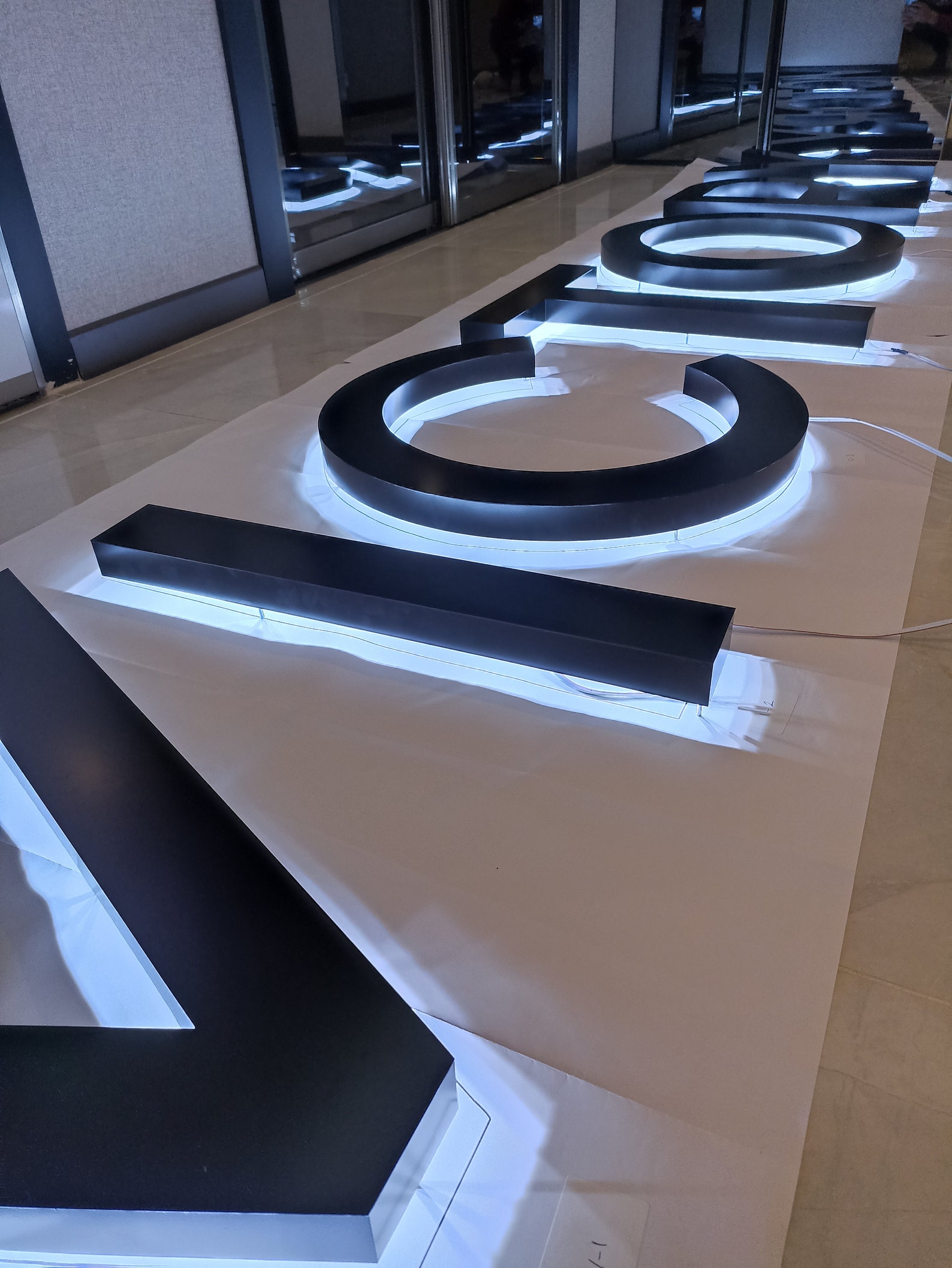 3d Laser Cut Sign |office Decor | Office 3D Led | Business Sign |3D ...