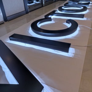 3d Laser Cut Sign |office Decor | Office 3D Led | Business Sign |3D ...