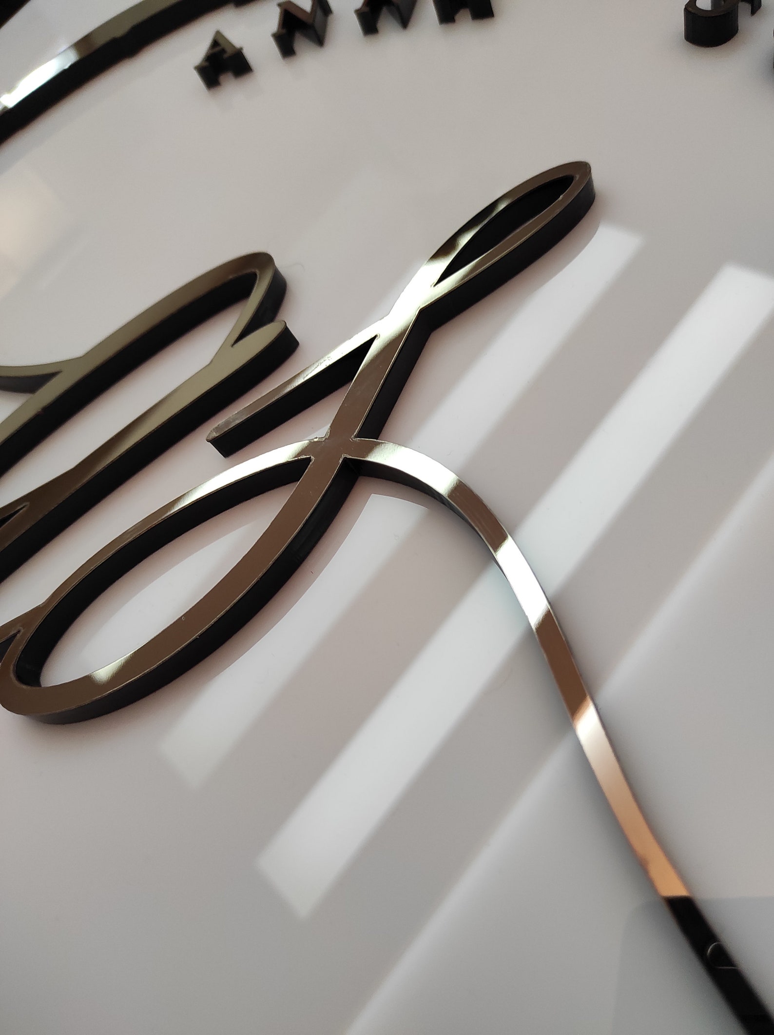 3d Sign Logo Office Decor 3D Gold Sign Business Sign 3D - Etsy Canada