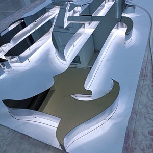 3d Sign, Logo, Office Decor, 3D Silver Sign, Business Sign, 3D Lobby ...