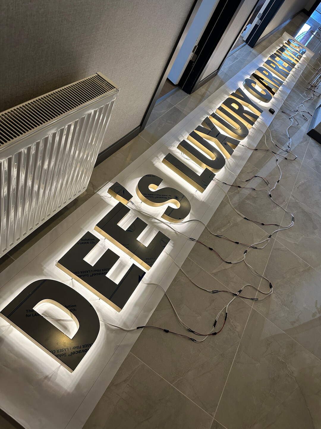 Custom 3D Backlit Sign Outdoor Sign Office Sign for Wall Door Metal ...