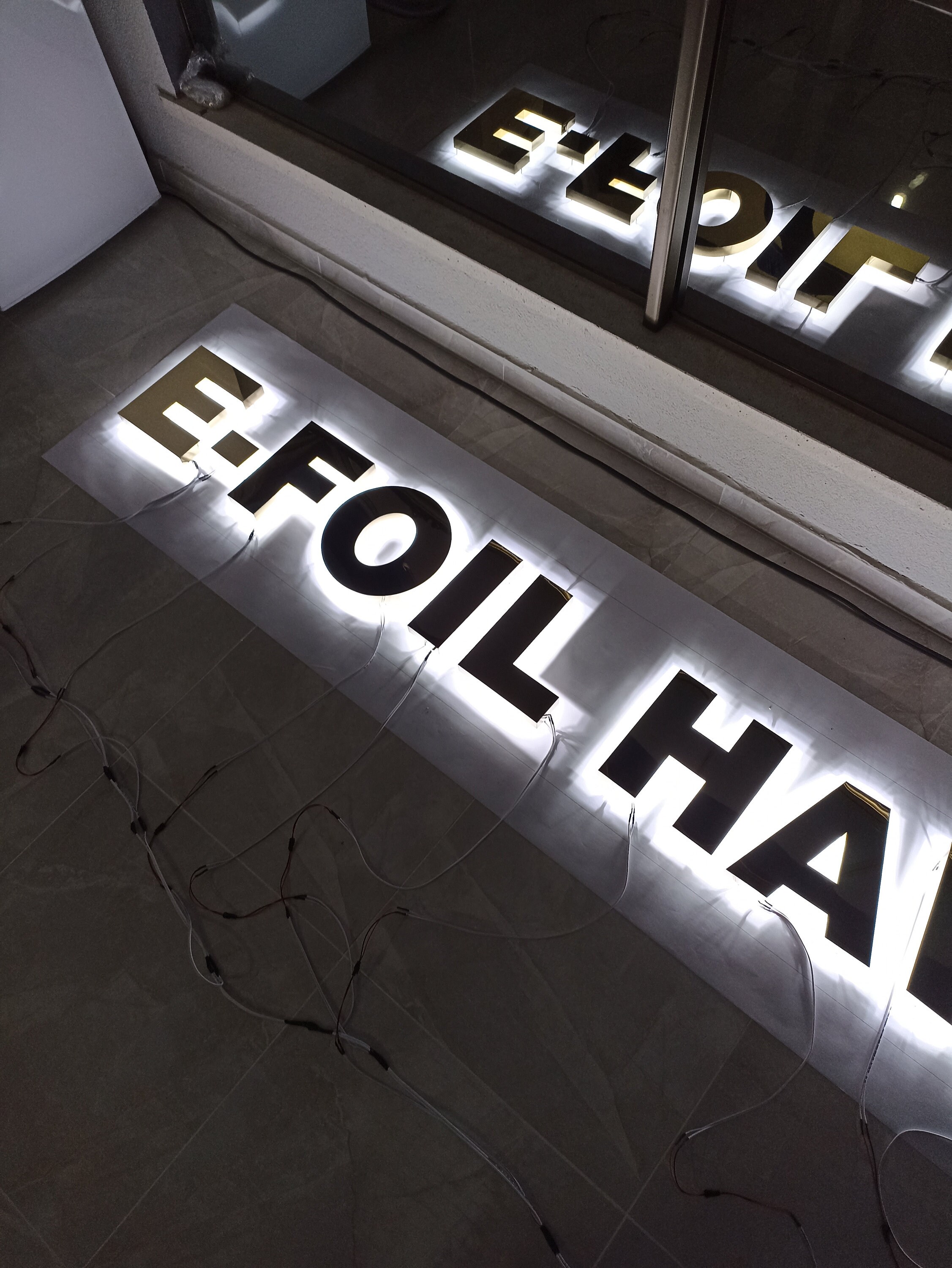 3d Sign Logo Office Decor 3D Gold Sign Business Sign 3D - Etsy