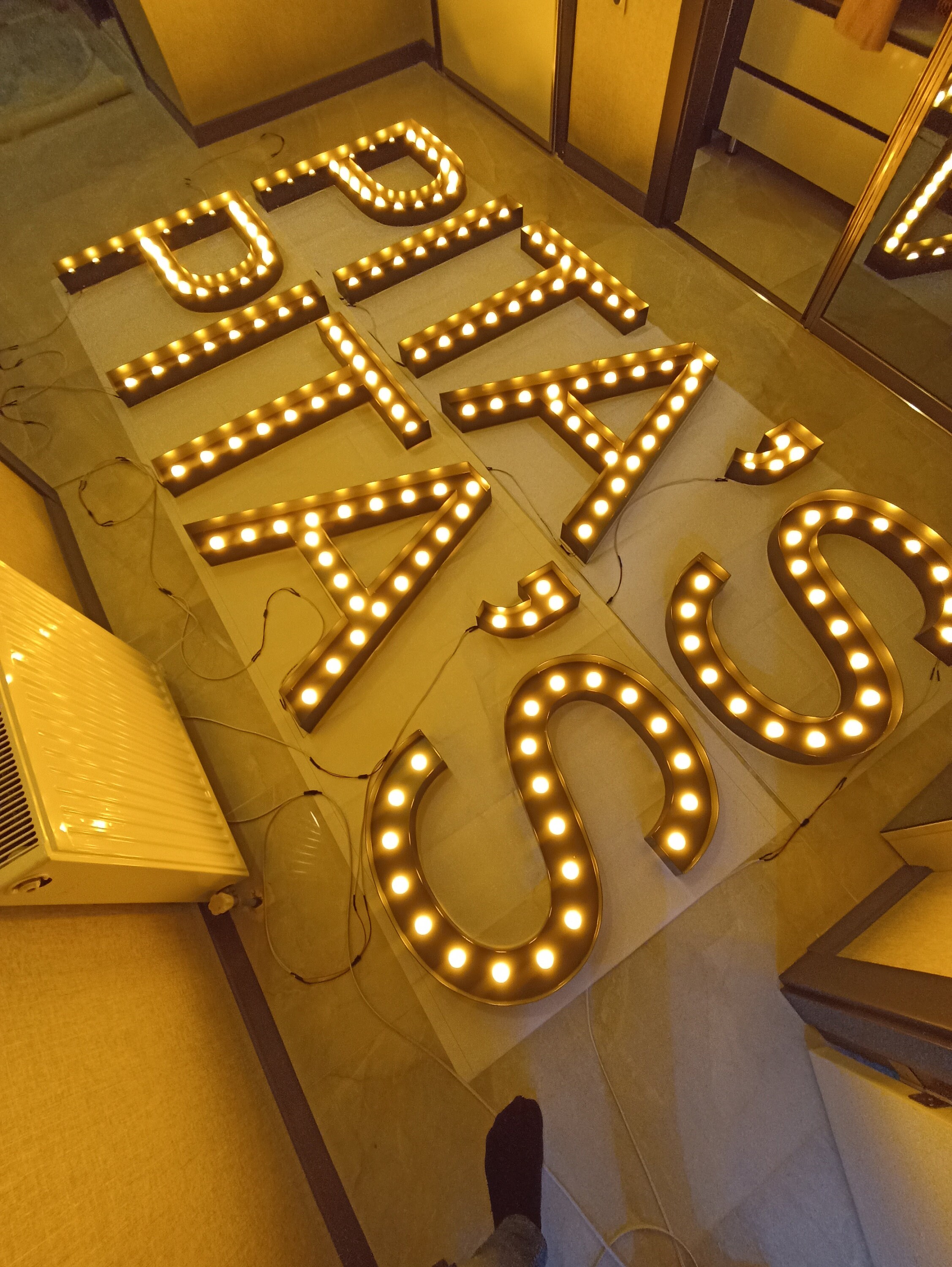 Marquee Letters Decor, Marquee Letter, Metal Led Logo, Business ...