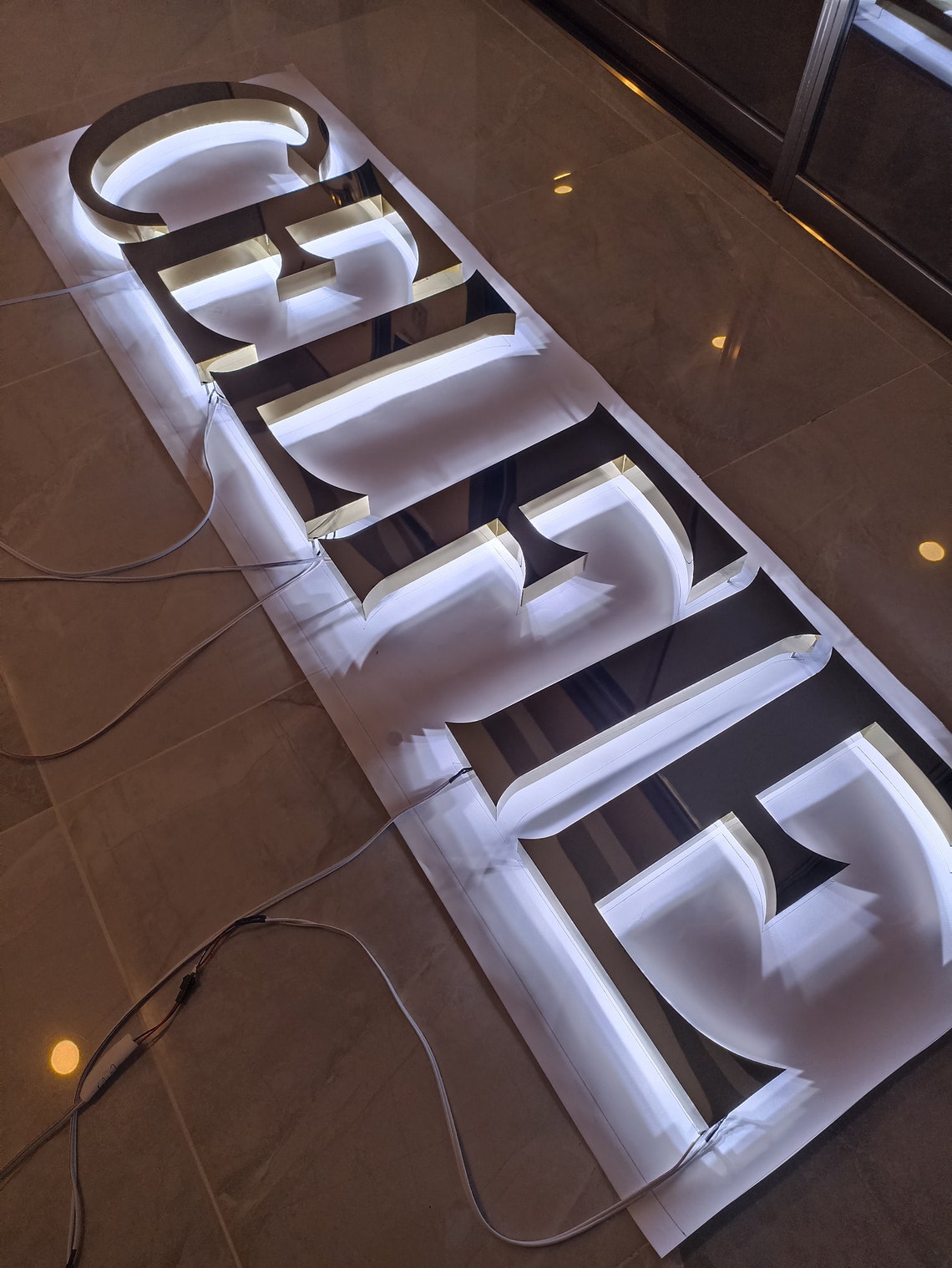 3d Backlit Sign, 3d Logo, 3D Gold Sign, 3D Silver Sign, Business Sign ...