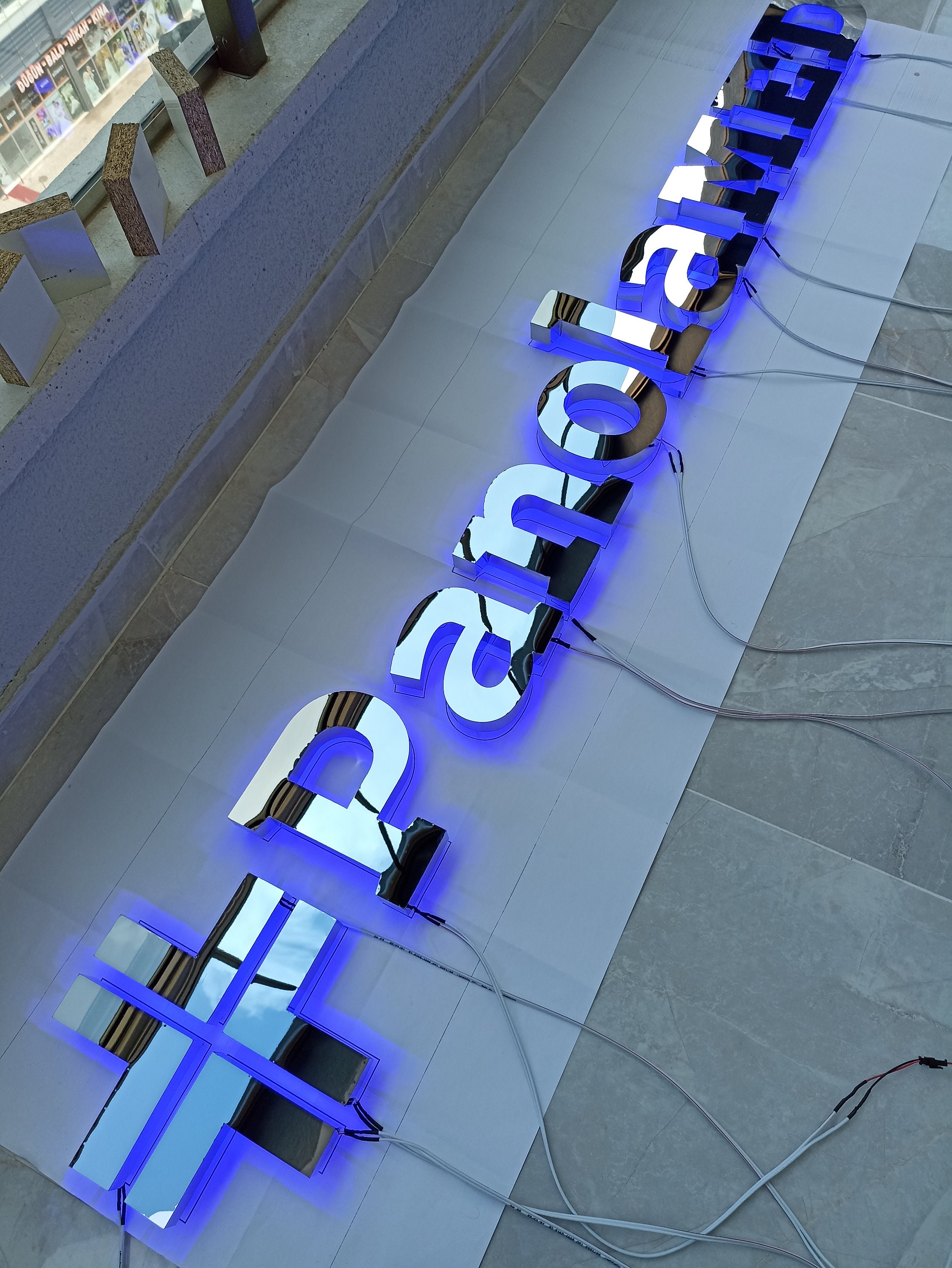 3d Sign Logo Office Decor 3D Silver Sign Business Sign 3D - Etsy