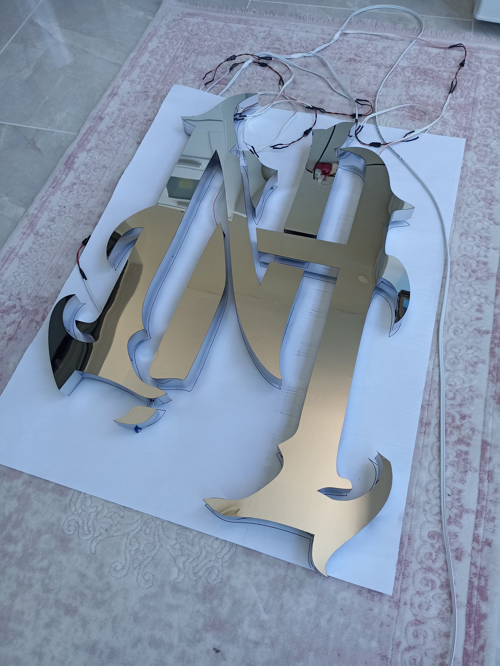 3d Sign Logo Office Decor 3D Silver Sign Business Sign 3D - Etsy