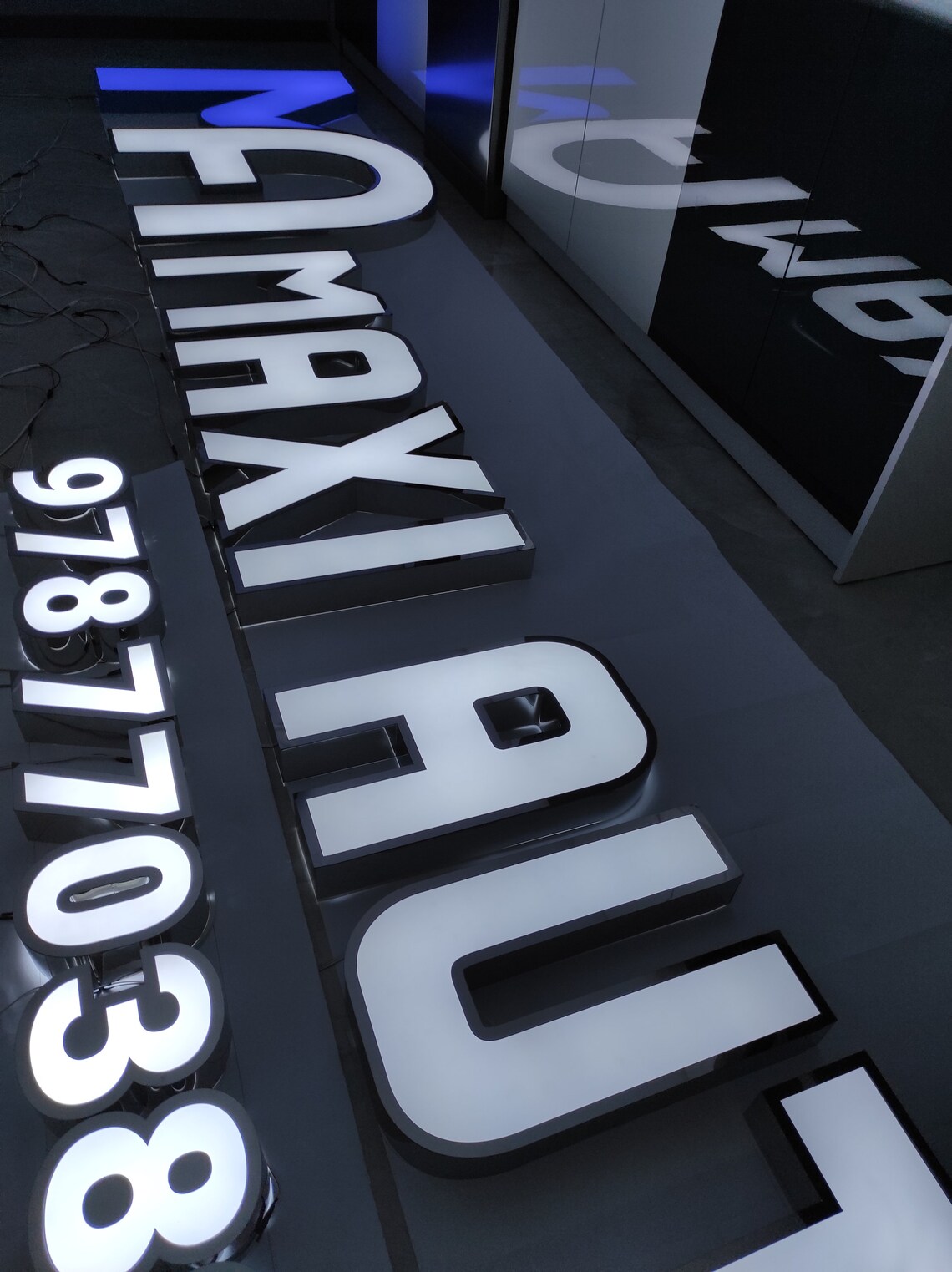 Backlit Sign Business Sign 3d Sign 3d Backlit Sign 3d - Etsy