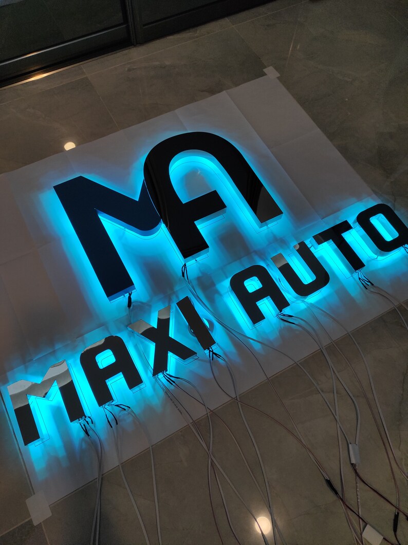 3d Sign, Logo, Office Decor, 3D Gold Sign, Business Sign, 3D Lobby Sign ...