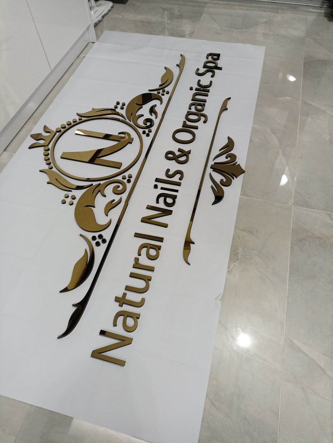 3d Sign 3d Logo Office Gold Sign 3D Gold Sign Business - Etsy