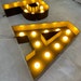 Light up Letters Metal Marquee Marquee Lights Words Marquee - Etsy