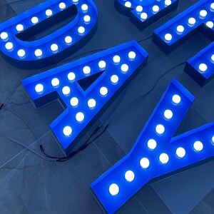 Light up Letters | Metal Marquee | Marquee Lights Words | Marquee ...