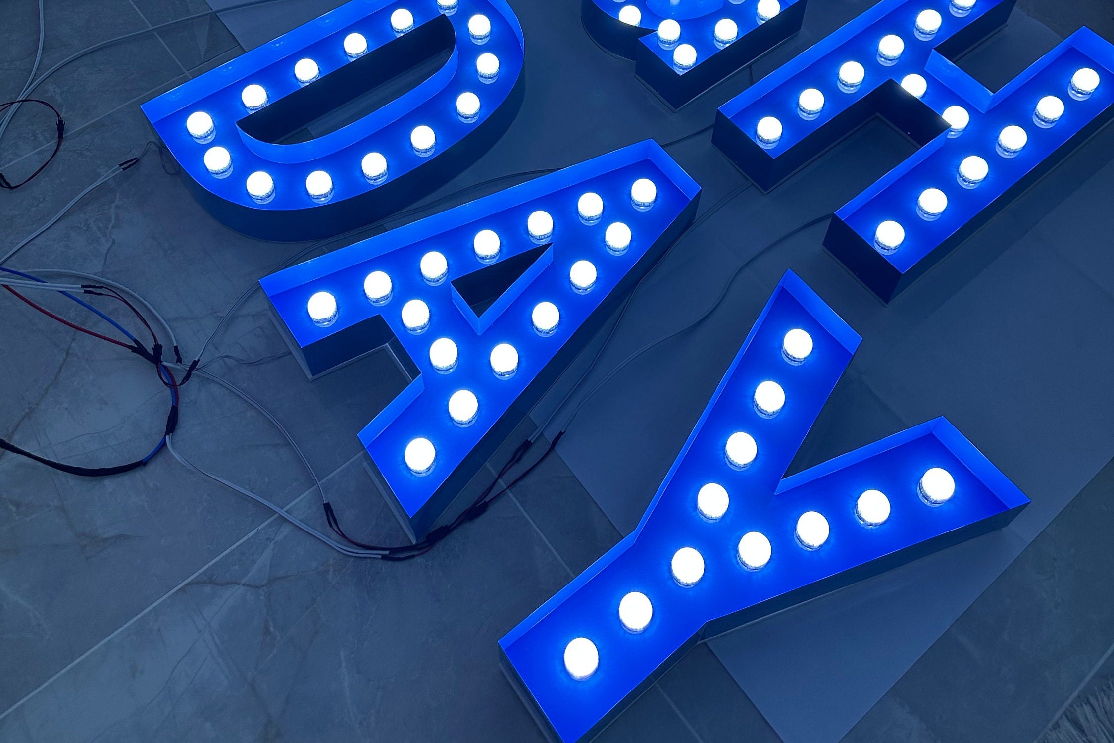 Light up Letters | Metal Marquee | Marquee Lights Words | Marquee ...