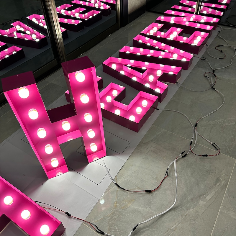 Light up Letters - Etsy