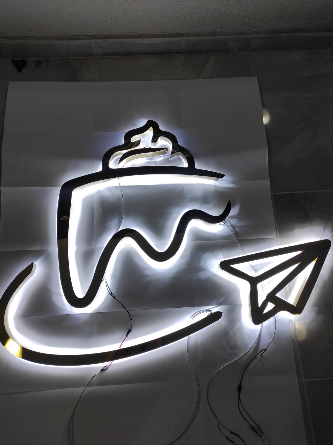 3d Sign Logo Office Decor 3D Gold Sign Business Sign 3D - Etsy