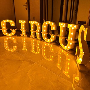 Light up Letters | Marquee Letters | Marquee Lights Words | Marquee ...