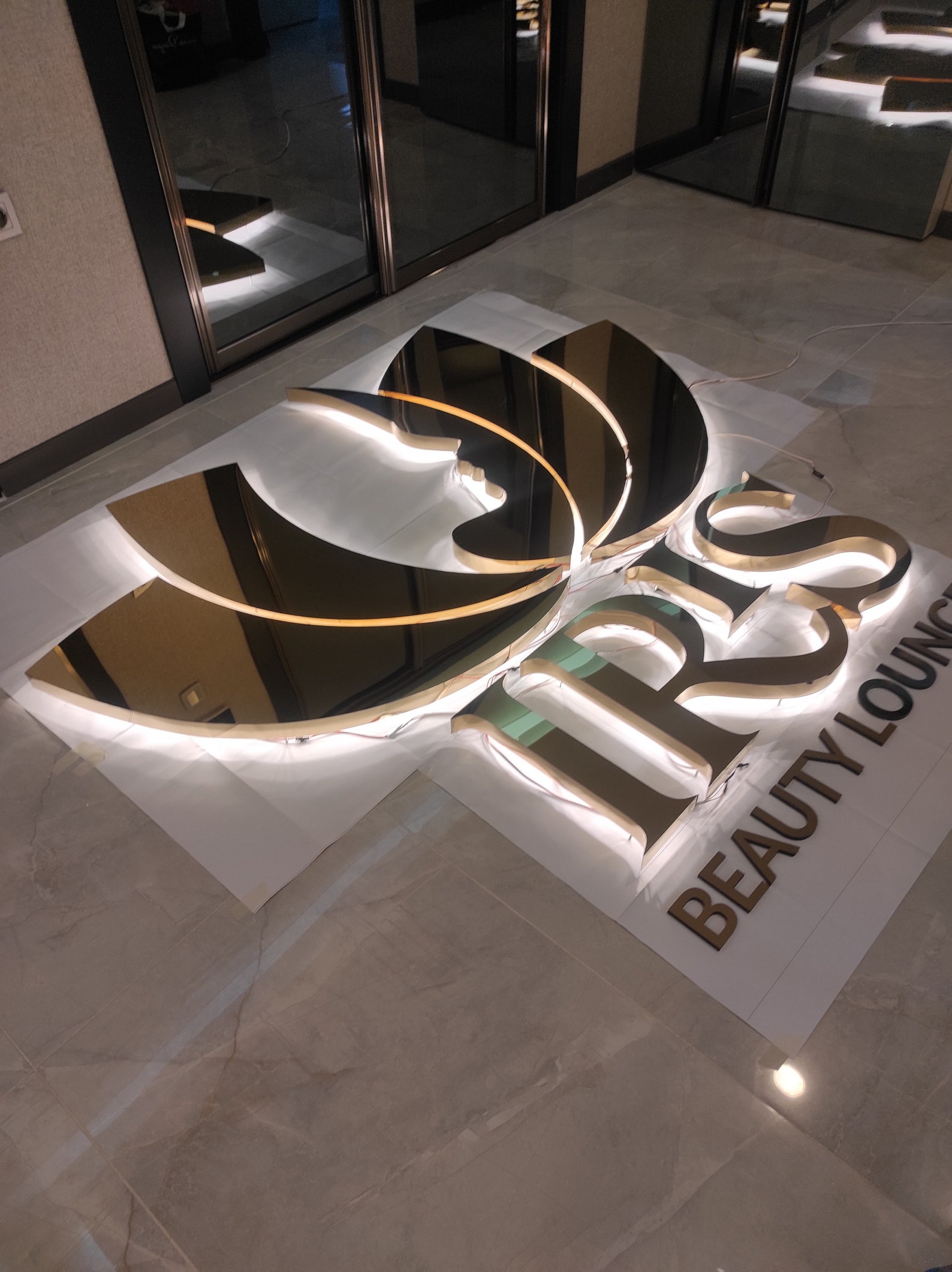 3d Backlit Sign, 3d Logo, 3D Gold Sign, 3D Silver Sign, Business Sign ...