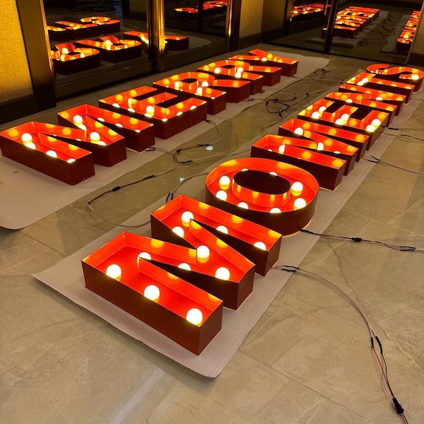 Lighted Marquee Sign - Etsy