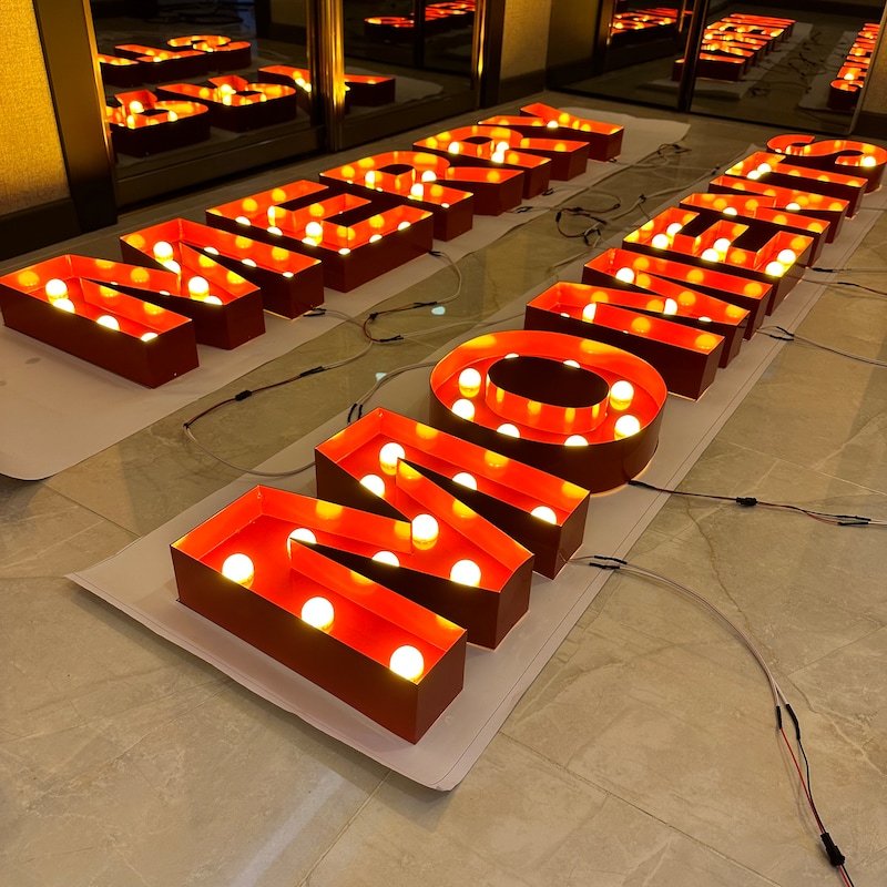 Lighted Marquee Sign - Etsy