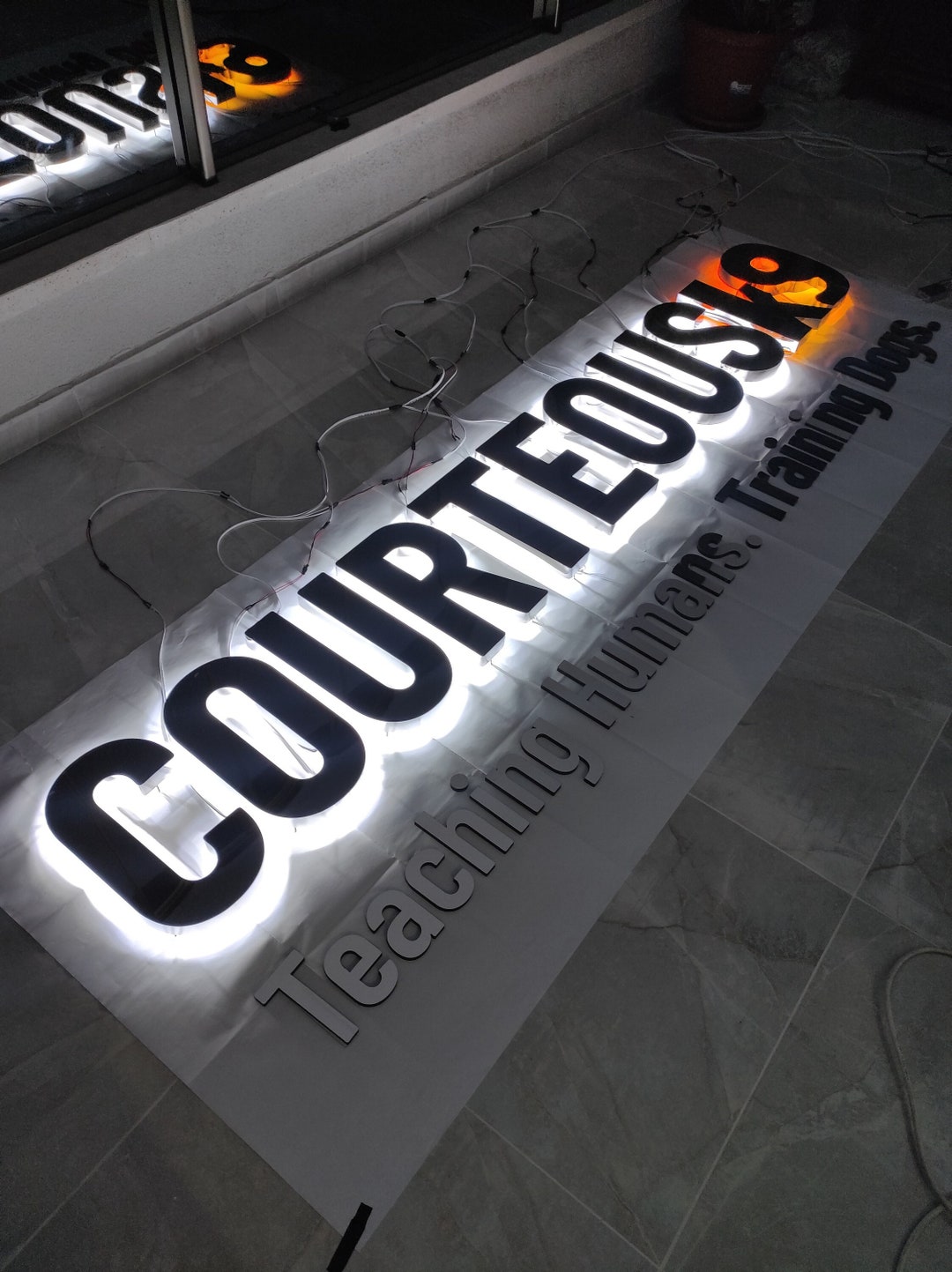 3d Sign Logo Office Decor 3D Gold Sign Business Sign 3D Lobby Sign ...