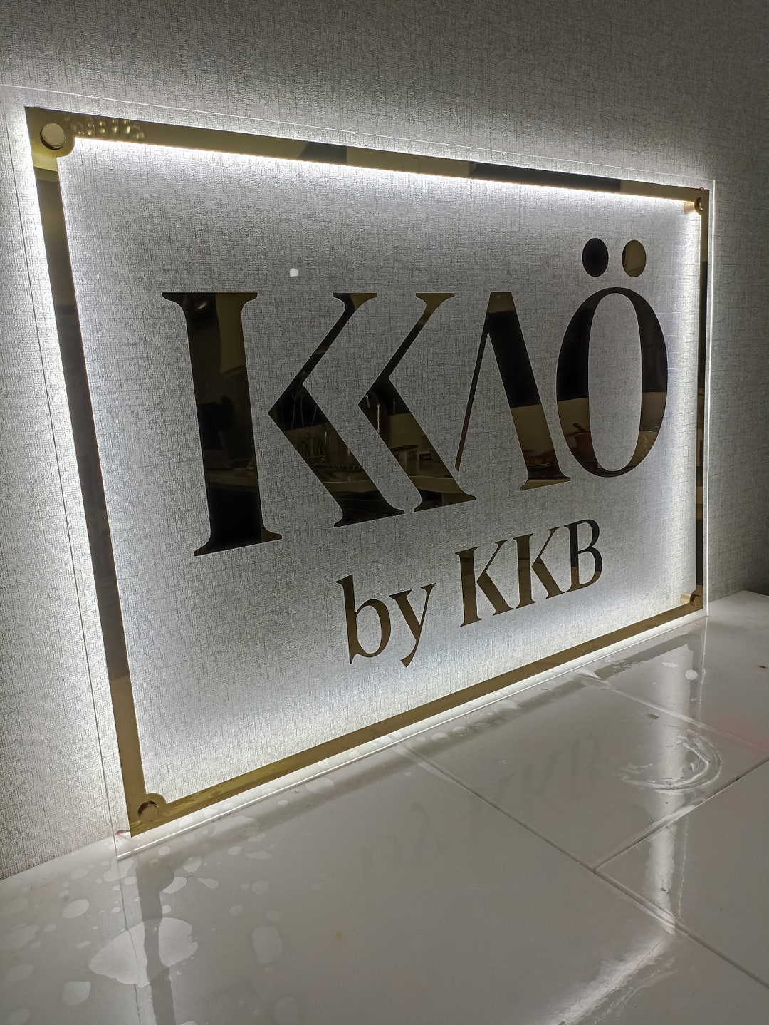 3D Signage, Logo, Office Decor, 3D Gold Sign, Business Sign, 3D Lobby ...