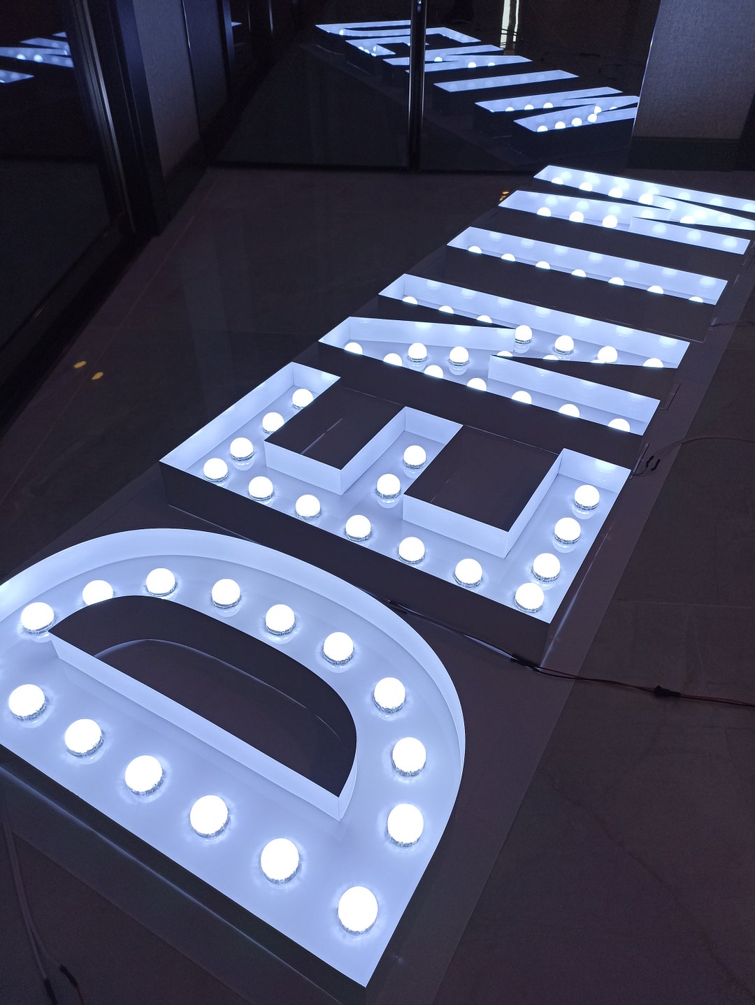 Handcrafted Marquee Letter Sign - Business & Party Decor, Custom ...