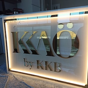 Backlit Sign | Custom Business Neon Lights | Logo Sign for Business ...