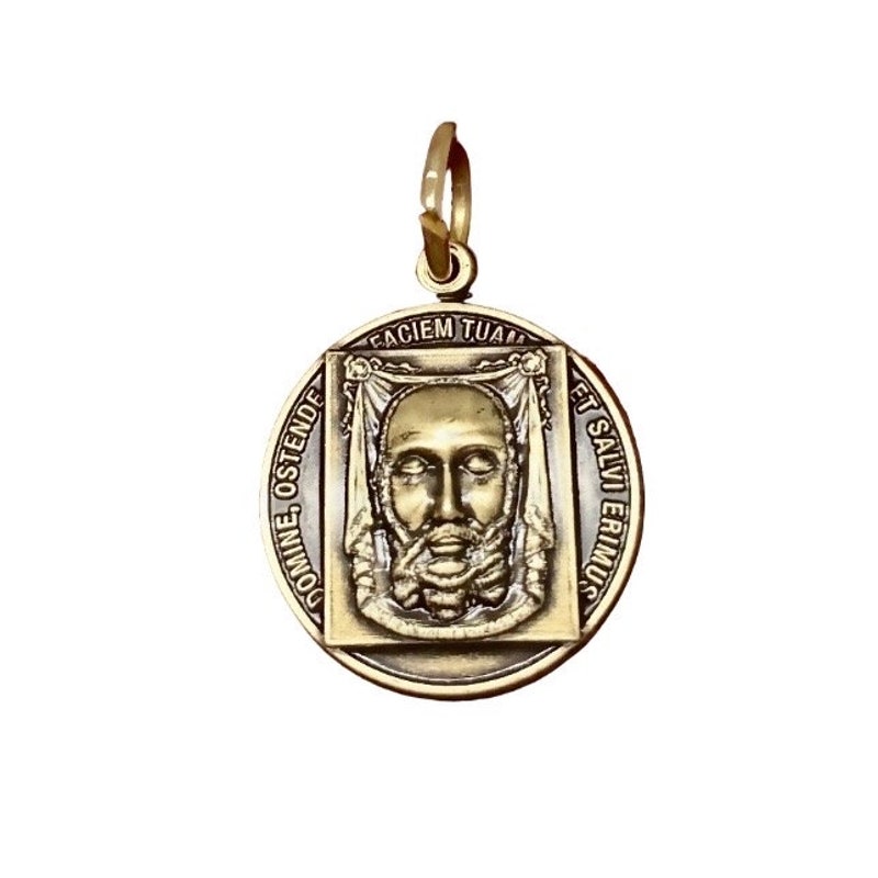 Gold Medal of Holy Face - Etsy