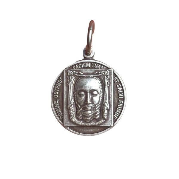 Cross and Holy Medal - Etsy