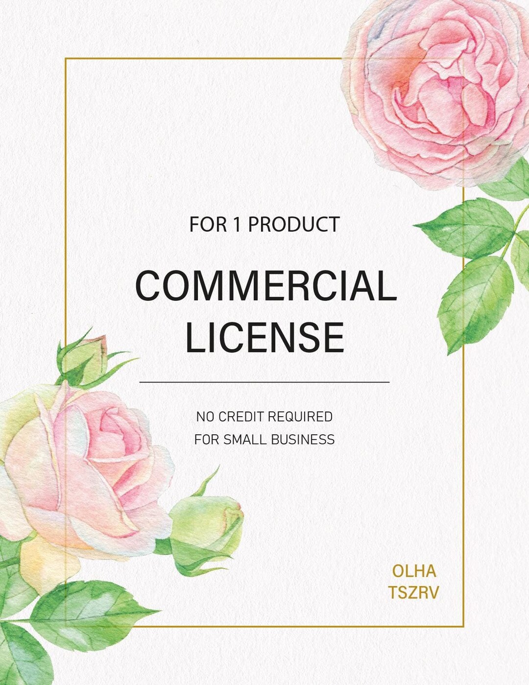 Commercial License for One Clipart, Small Business - Etsy
