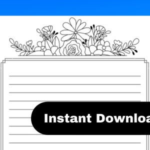 Printable Coloring Journal Pages | Coloring Notebook | 5 Pages - Etsy