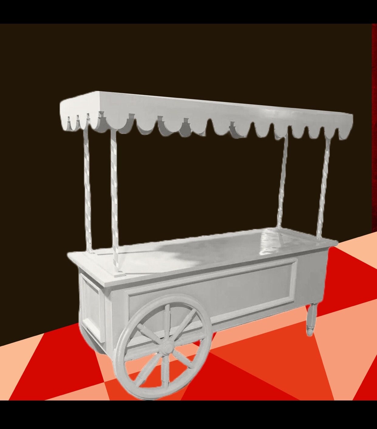 Grand Vendors Cart for Grand Celebrations Full Size Cart , Bar Cart ...