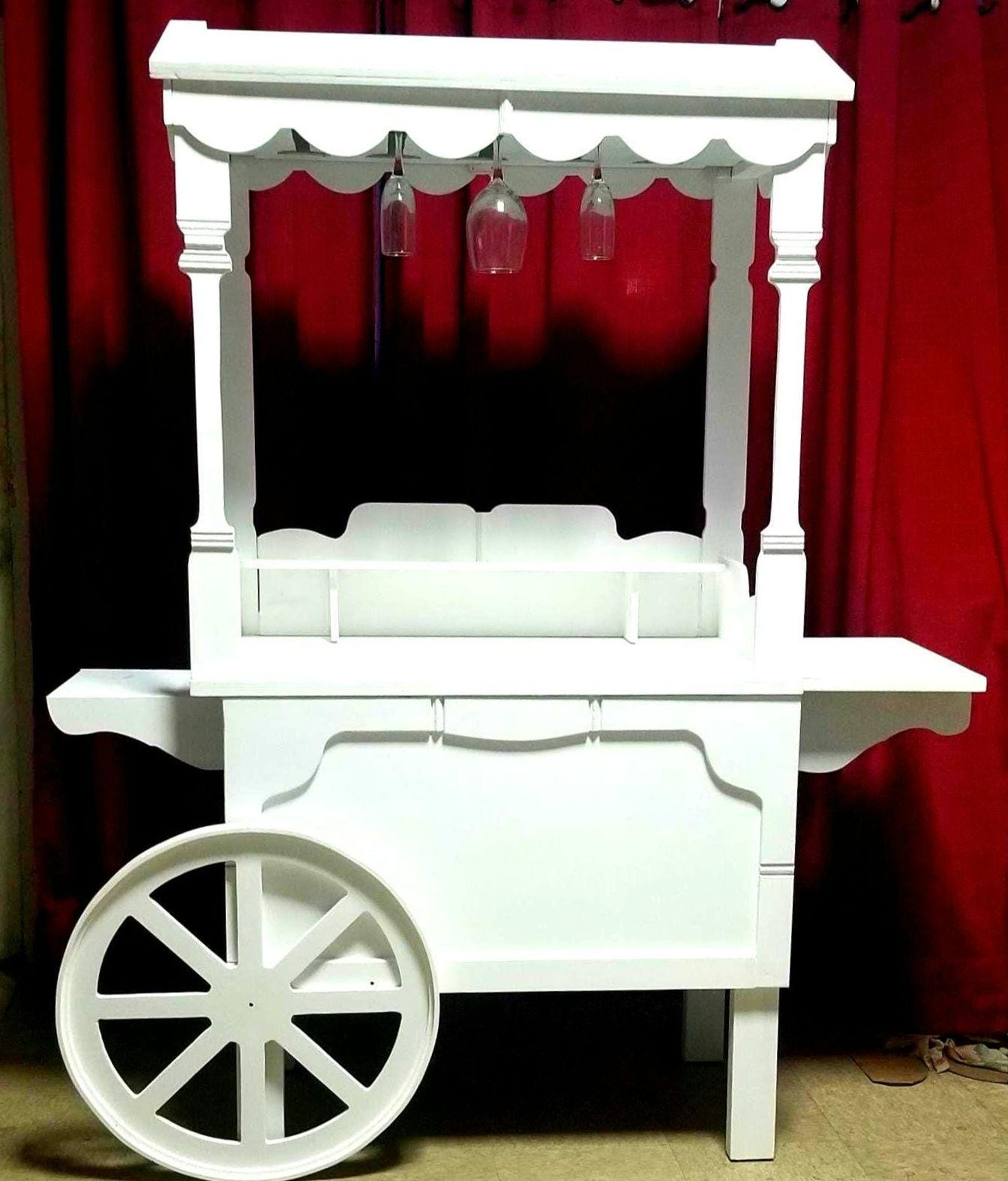 Multi Use Bar Cart Champagne Cart Candy Cart Slush Cart Vendor Cart ...