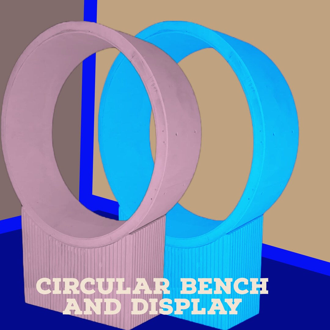 Circular Bench Alcove Seating Roundbooth Modern Office - Etsy