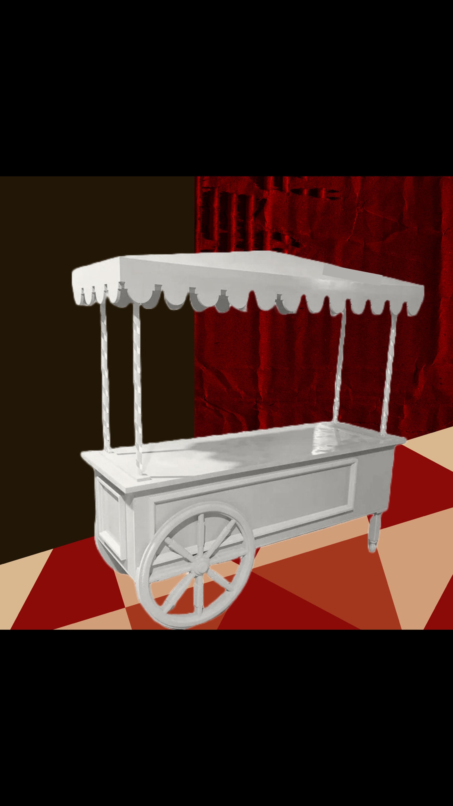 Grand Vendors Cart for Grand Celebrations Full Size Cart , Bar Cart ...