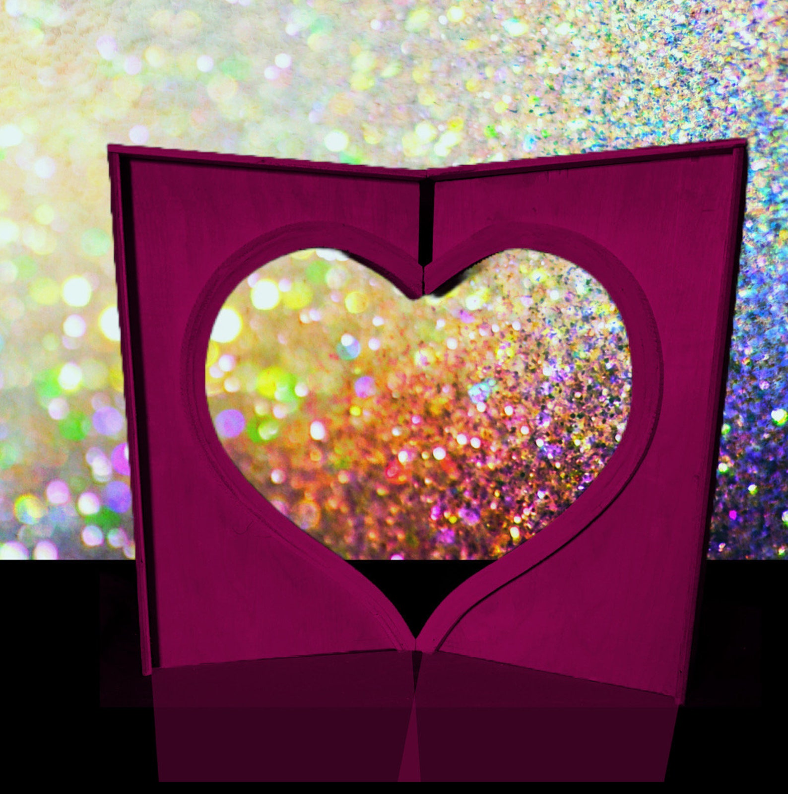 Heart Shaped 3d Arch Wedding Arch 8 Ft Heart Backdrop Valentines Day ...
