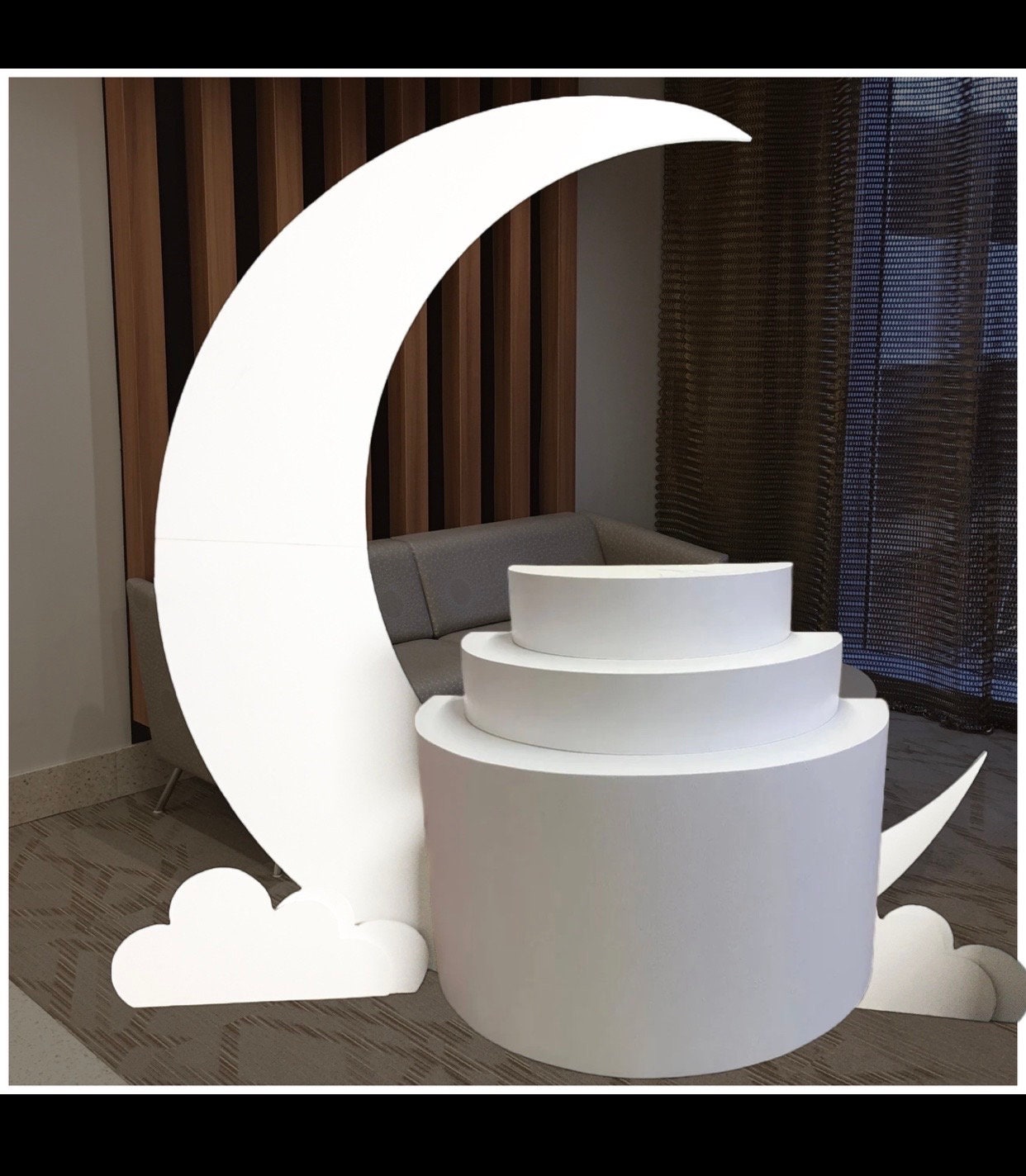 3 Tier / Layered/ Stacked Full Dessert / Cake Tables Easy to Transport ...