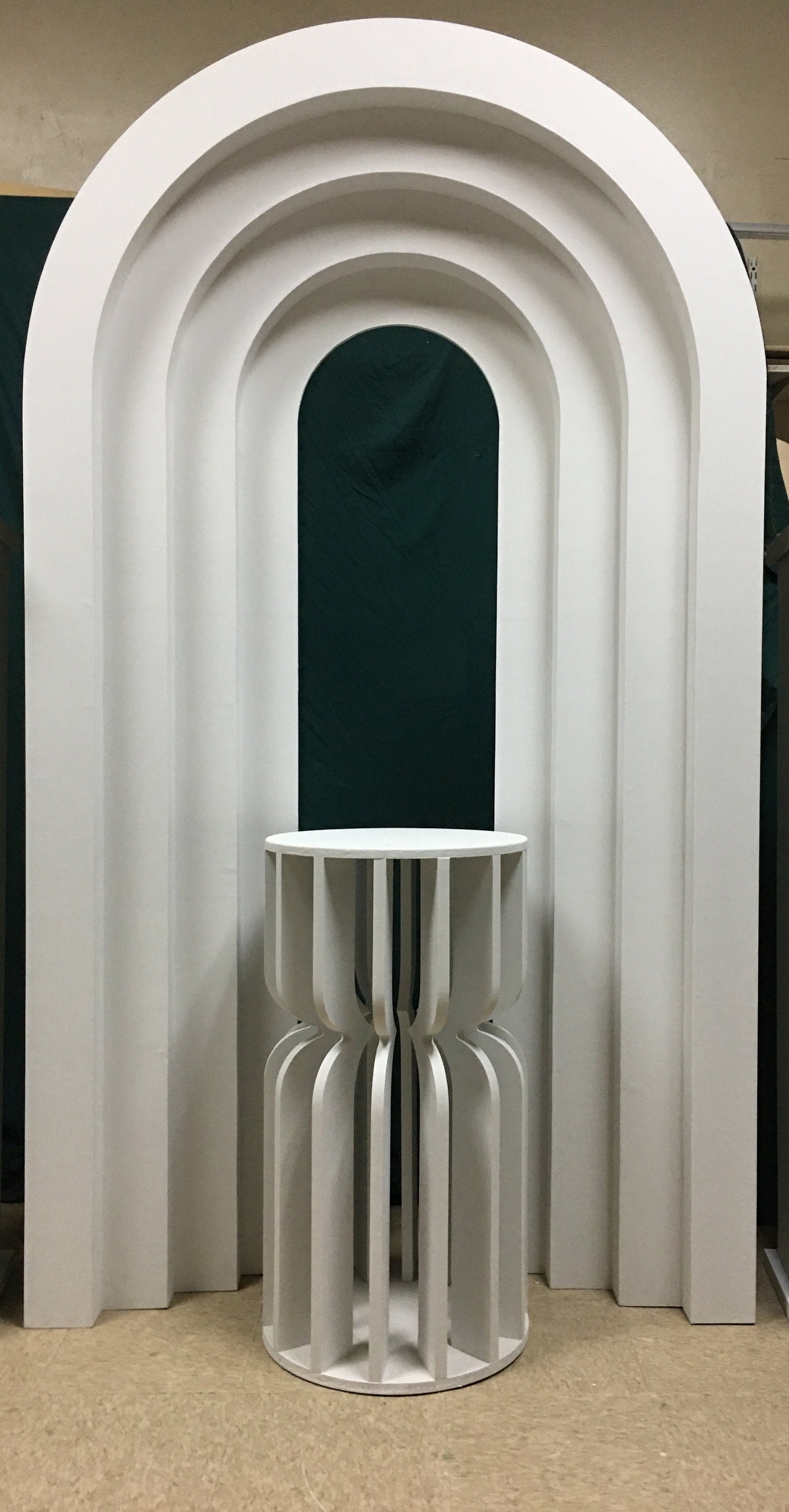 3D Arch Set Arch Wall+ Pedestal for Birthdays, Event Party Props NEW ...