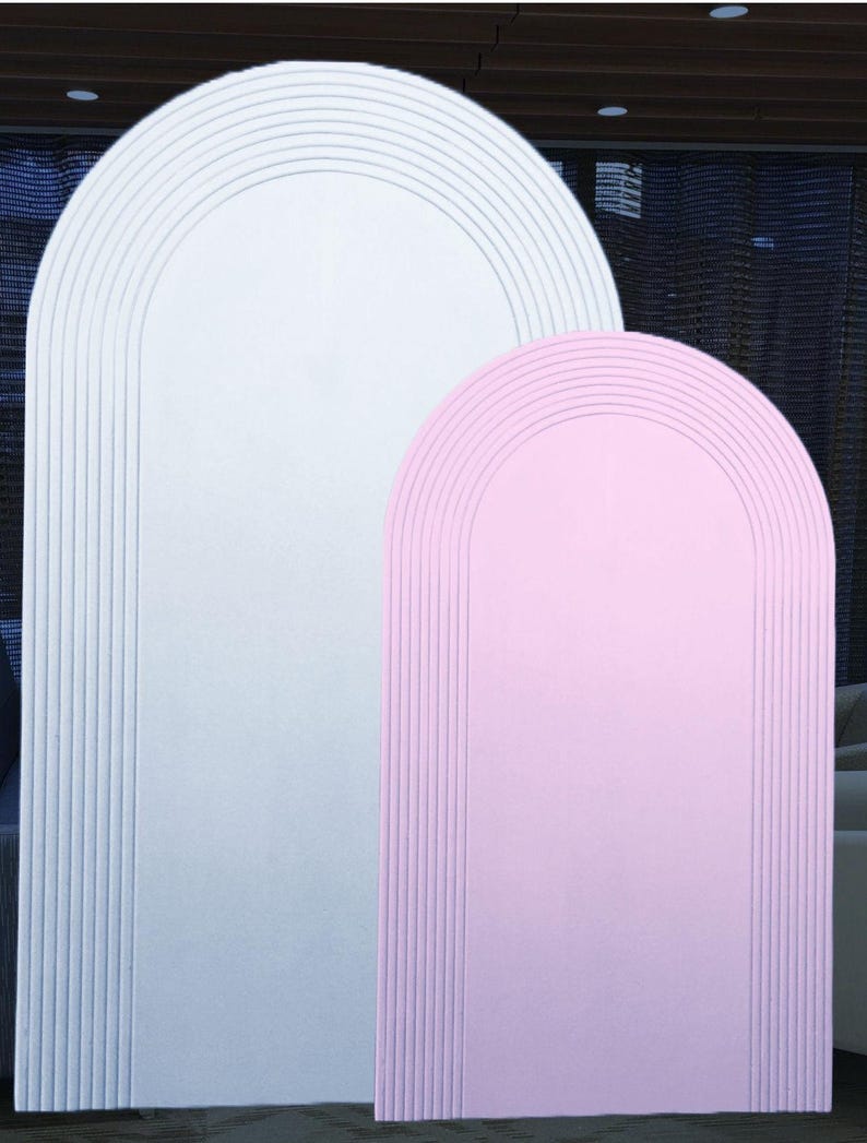 Folding Ripple Arch 4ft X 7 Ft Ripples on Edges and Plain in Middle for ...