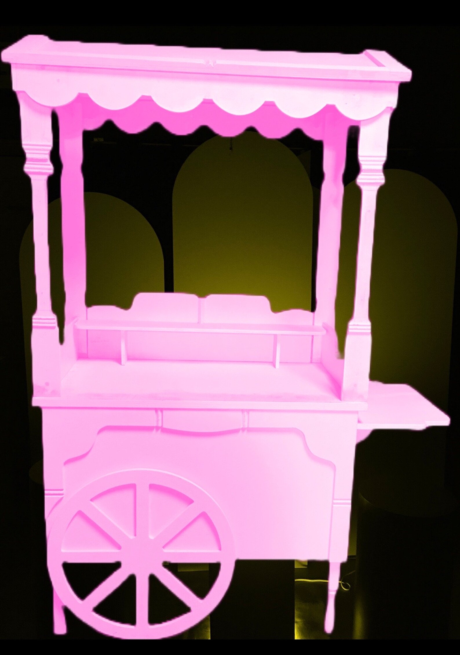 New Design Full Size Stylish 100 % Folding Fits Anywhere Candy Cart ...