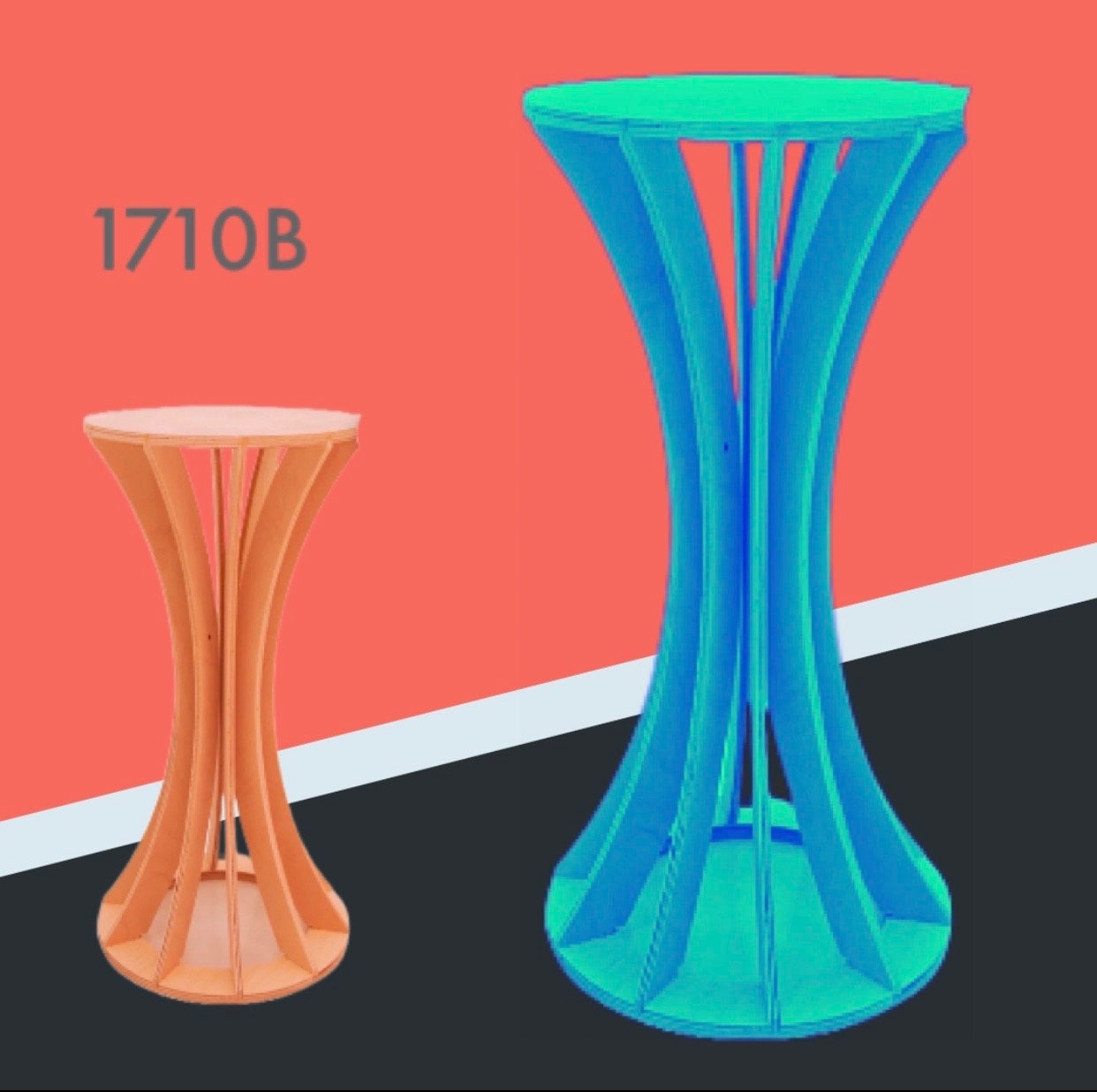 New European Style Slatwall Pedestals Backdrops Party Props Plinths ...