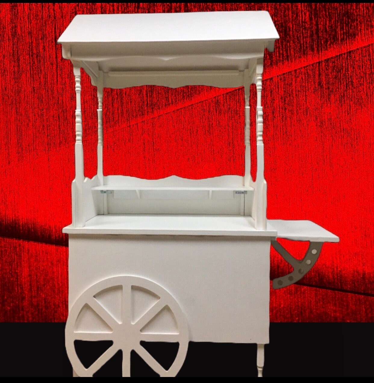 Classic Collapsible Foldable 100 % Fits Anywhere Full Size Candy Cart ...