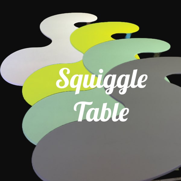 Squiggly Table - Etsy