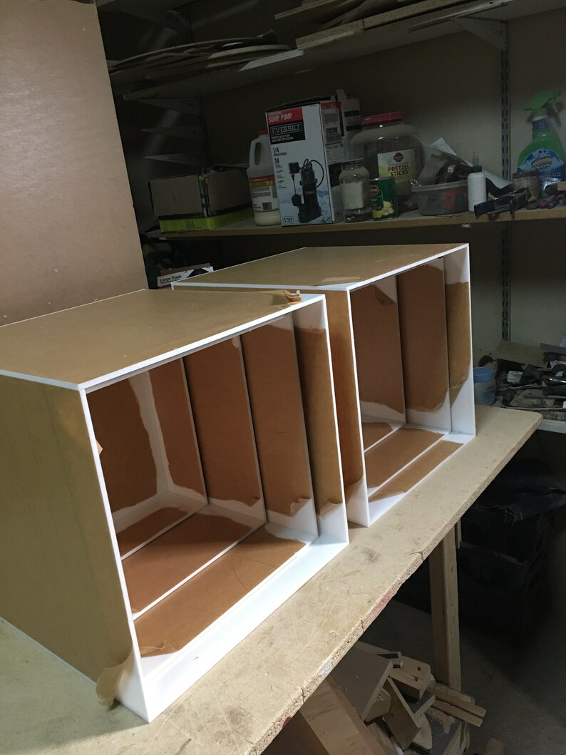 White Acrylic Culinary Table Set of 4pc and 8 Pc white Food Display ...