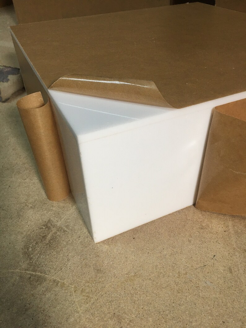 White Acrylic Culinary Table Set of 4pc and 8 Pc white Food Display ...