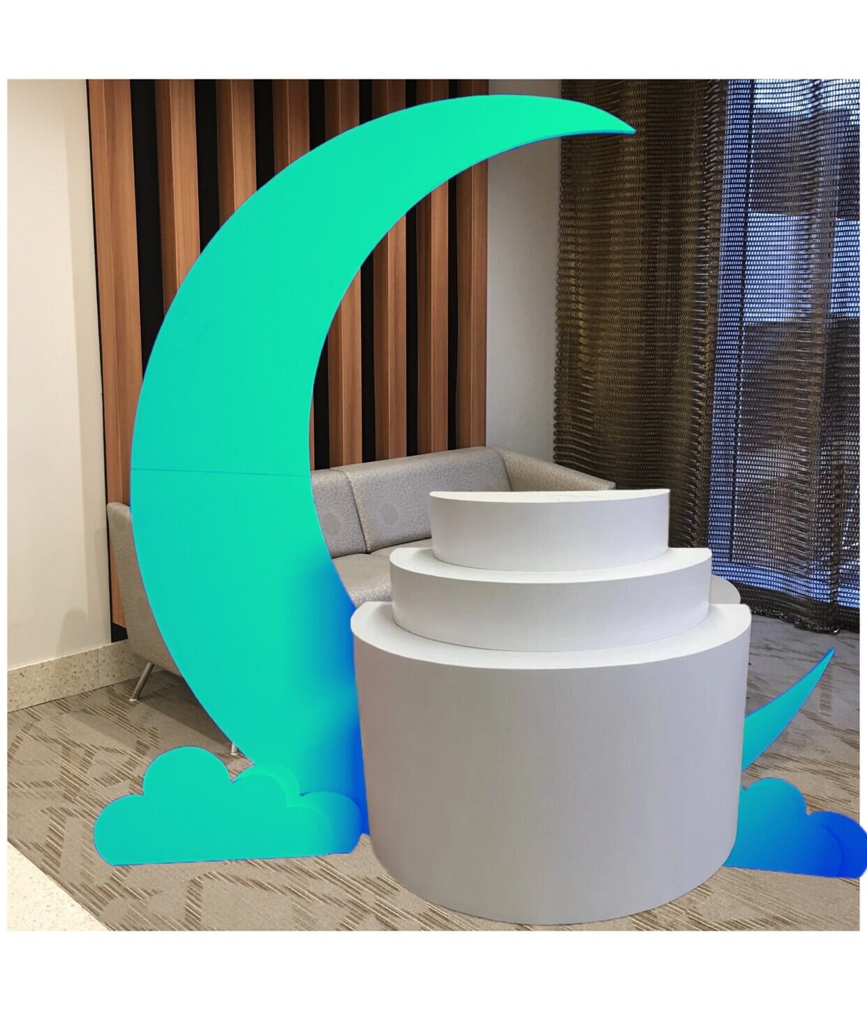 3 Tier / Layered/ Stacked Full Dessert / Cake Tables Easy to Transport ...