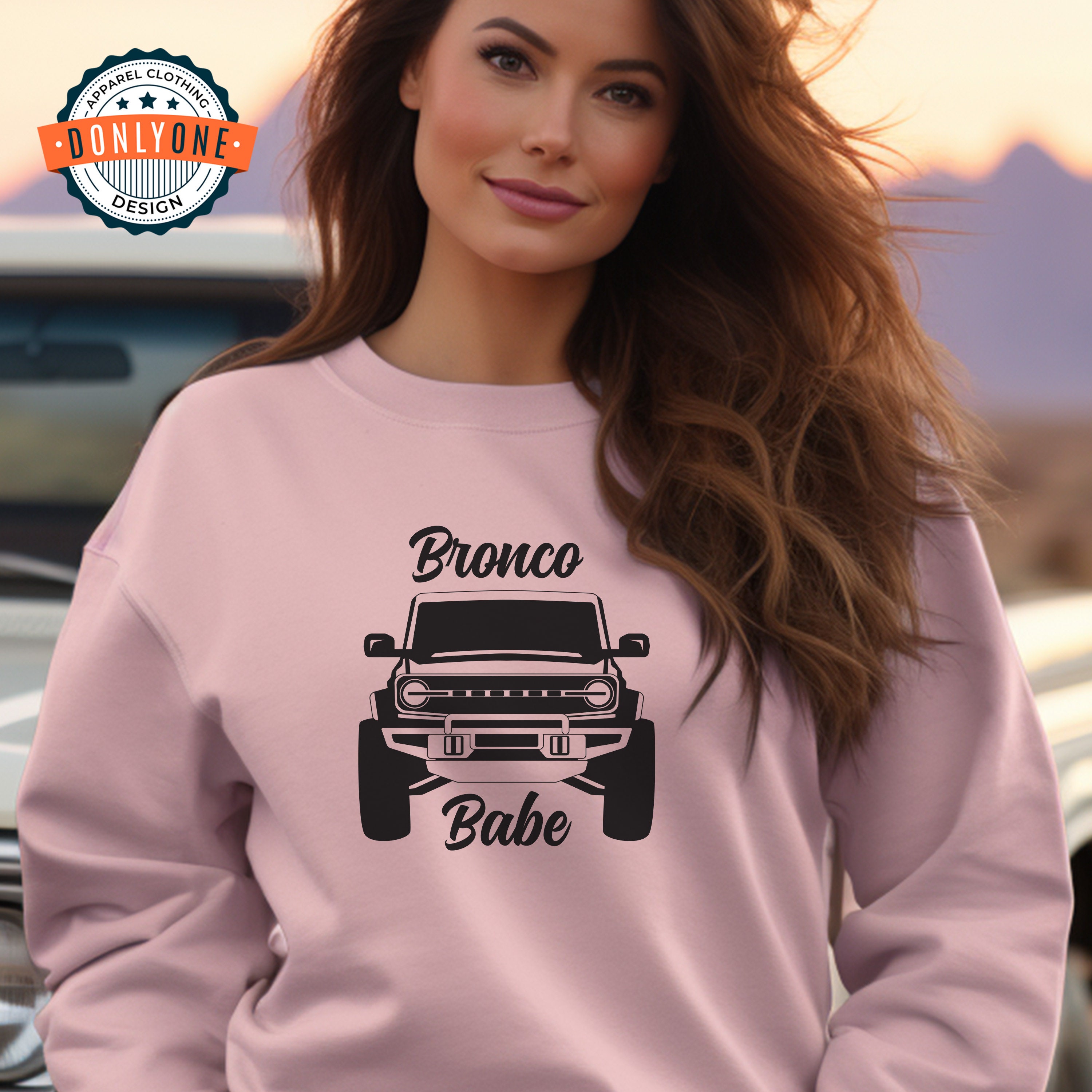 Bronco Babe Sweatshirt, Gift for Her, Ford Bronco, Bronco Girl - Etsy