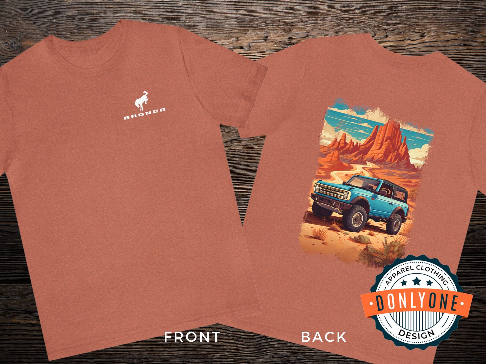 Ford Bronco T-shirt, Ford Bronco Tee, Bronco Shirt, Bronco Sunset, Ford ...