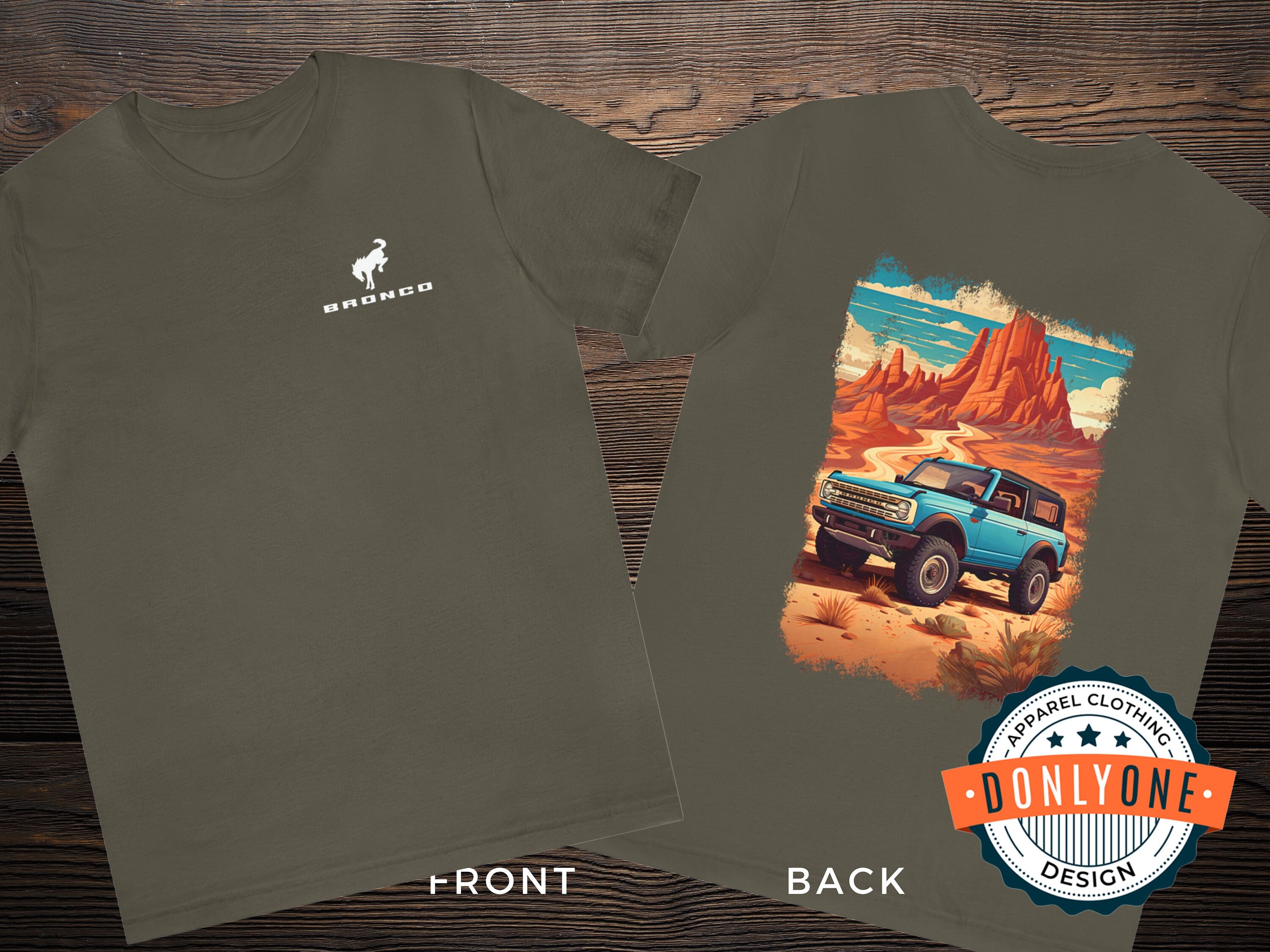 Ford Bronco T-shirt, Ford Bronco Tee, Bronco Shirt, Bronco Sunset, Ford ...